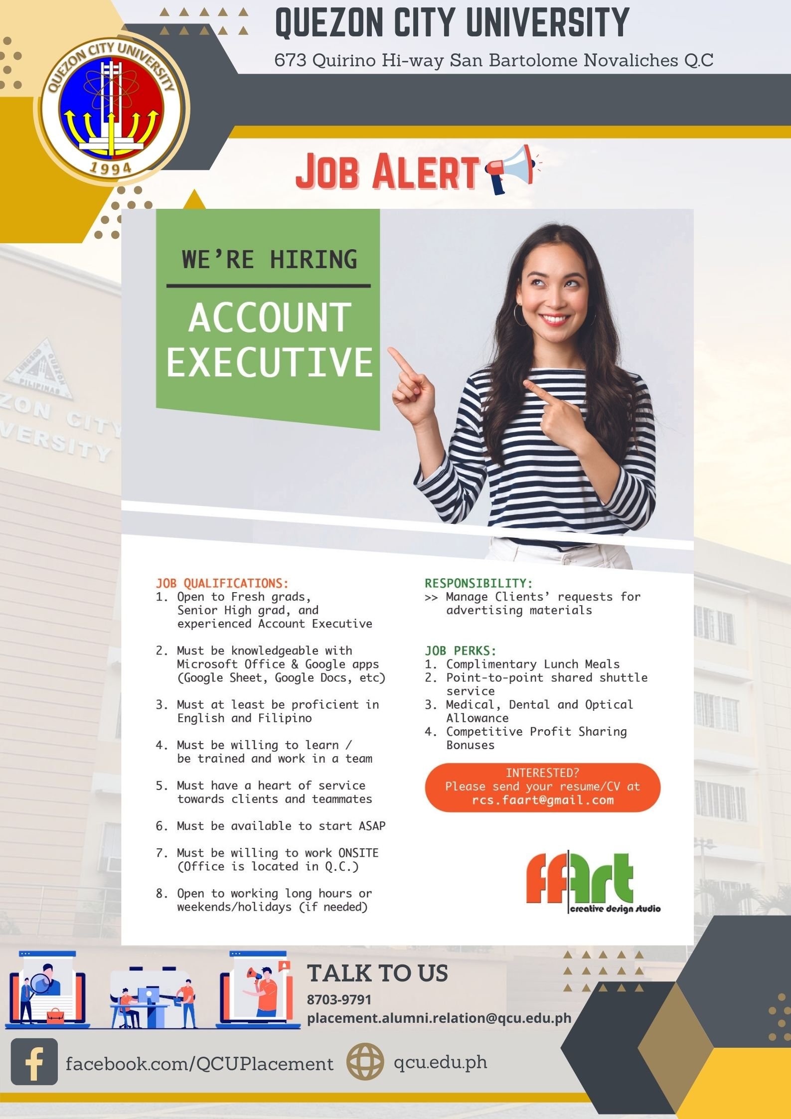 FAArt Creative Design Studio is Looking for an Account Executive and a ...