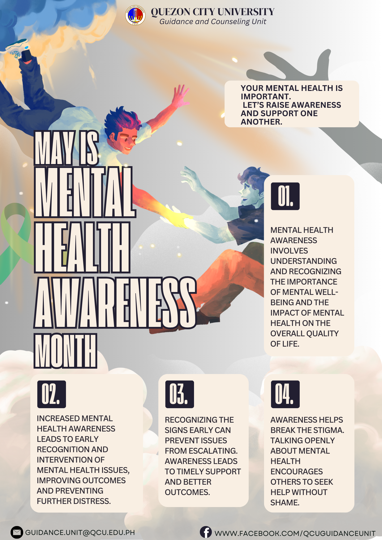 May is Mental Health Awareness Month – Quezon City University